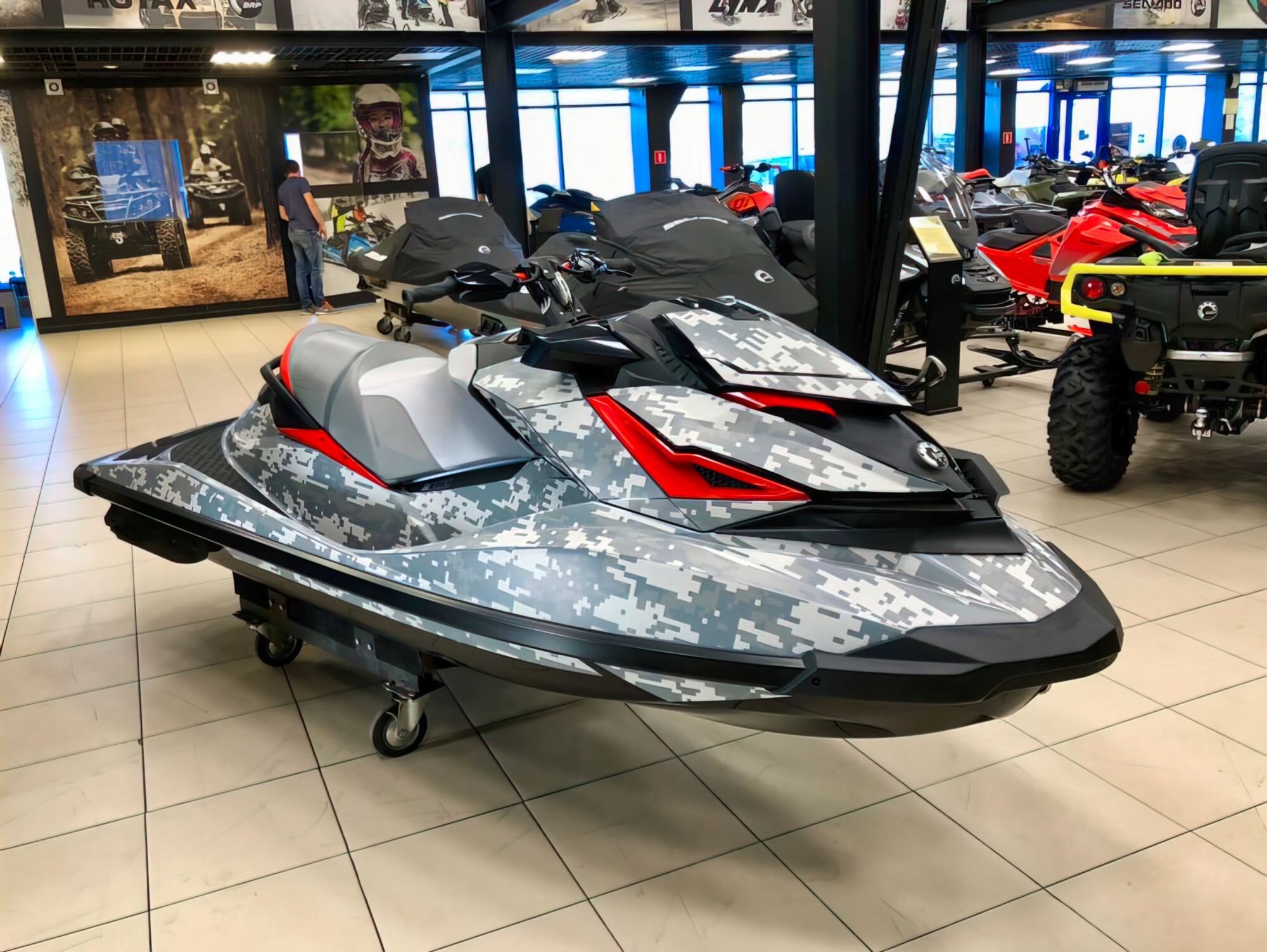 Комплект наклеек Digital Camo на гидроцикл - SEA-DOO RXP 12-20 – BULLETBRO