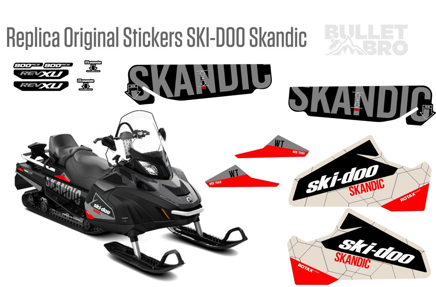 Купить оригинальные наклейки! Реплика оригинальных наклеек Ski-Doo ...