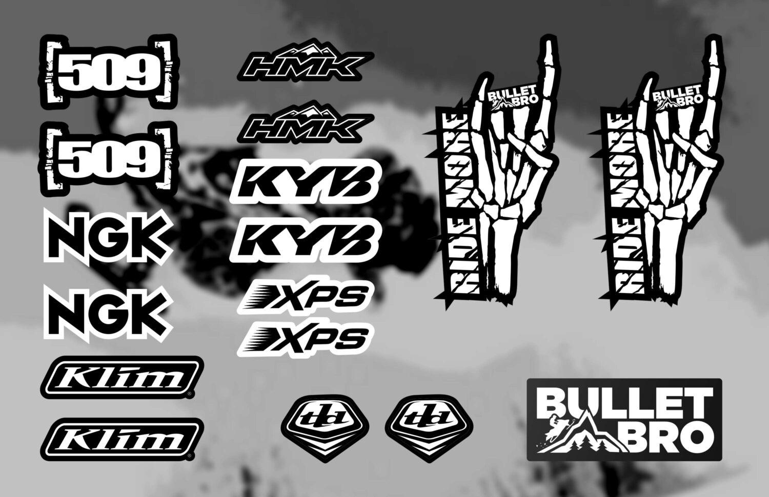 Стикер-пак "RIDE MORE"