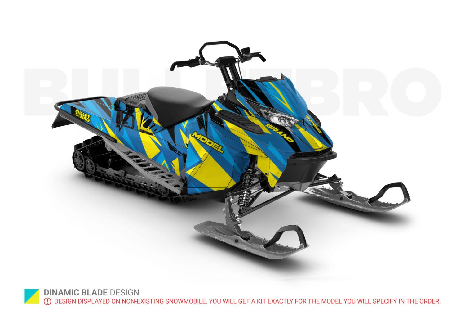 Купить наклейки Dinamic Blade на снегоход YAMAHA на платформе SNOSCOOT ...