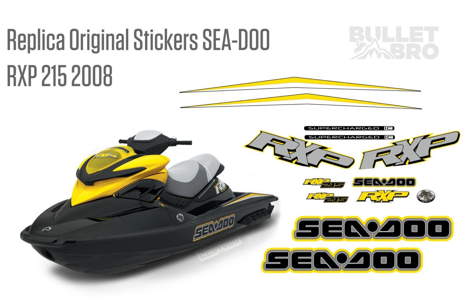 Купить оригинальные наклейки! Реплика оригинальных наклеек SEA-DOO RXP ...