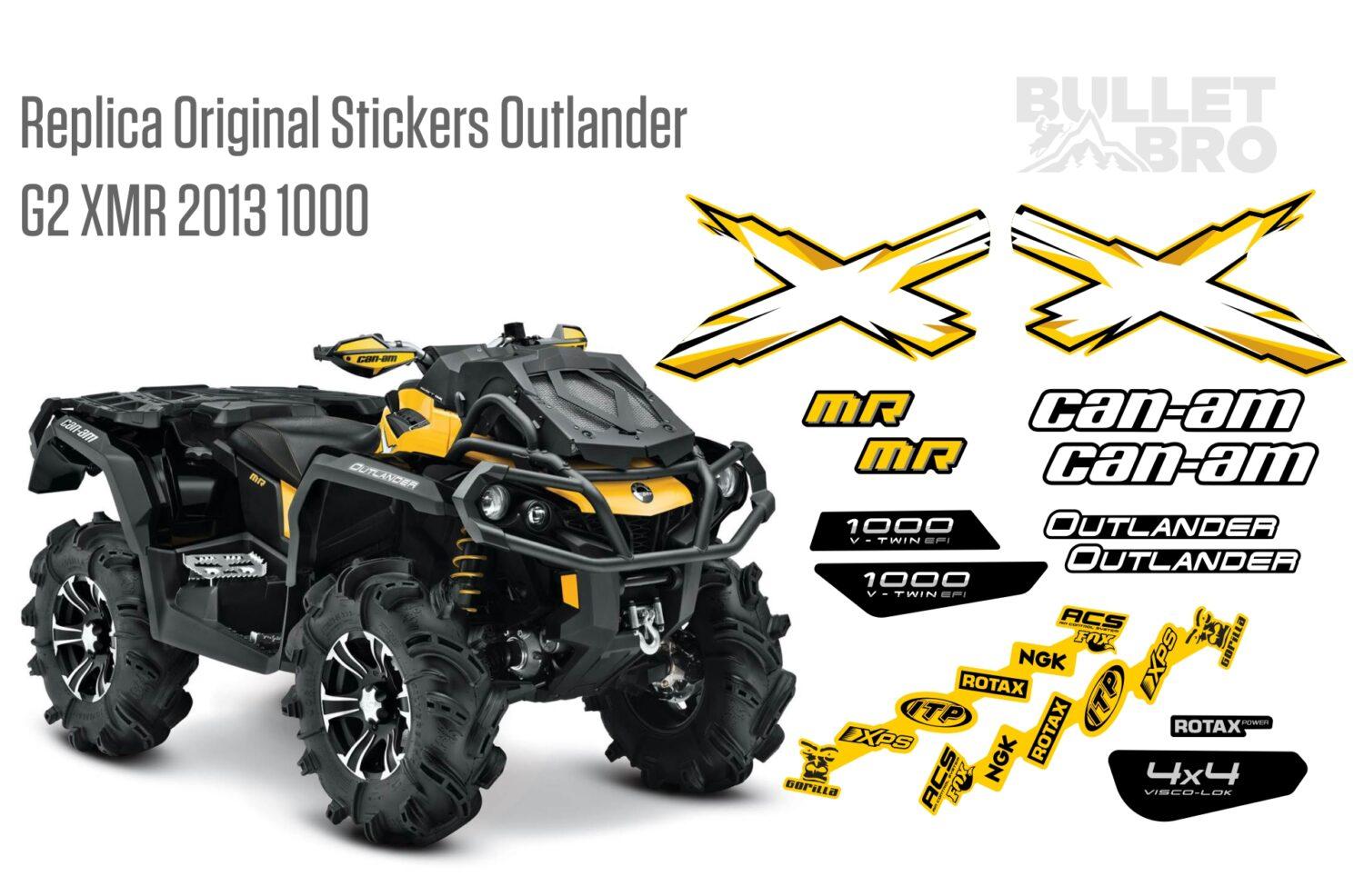 Купить оригинальные наклейки! Реплика оригинальных наклеек Outlander G2 ...